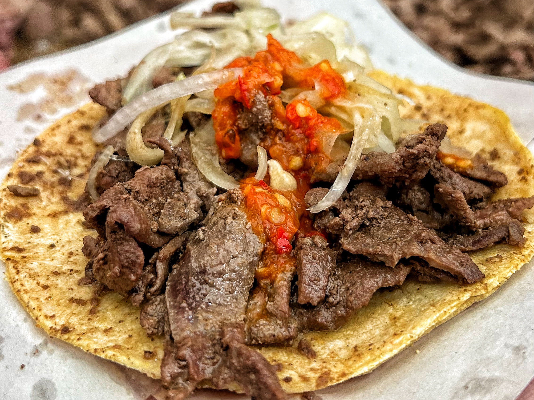 Receta Bistec Encebollado