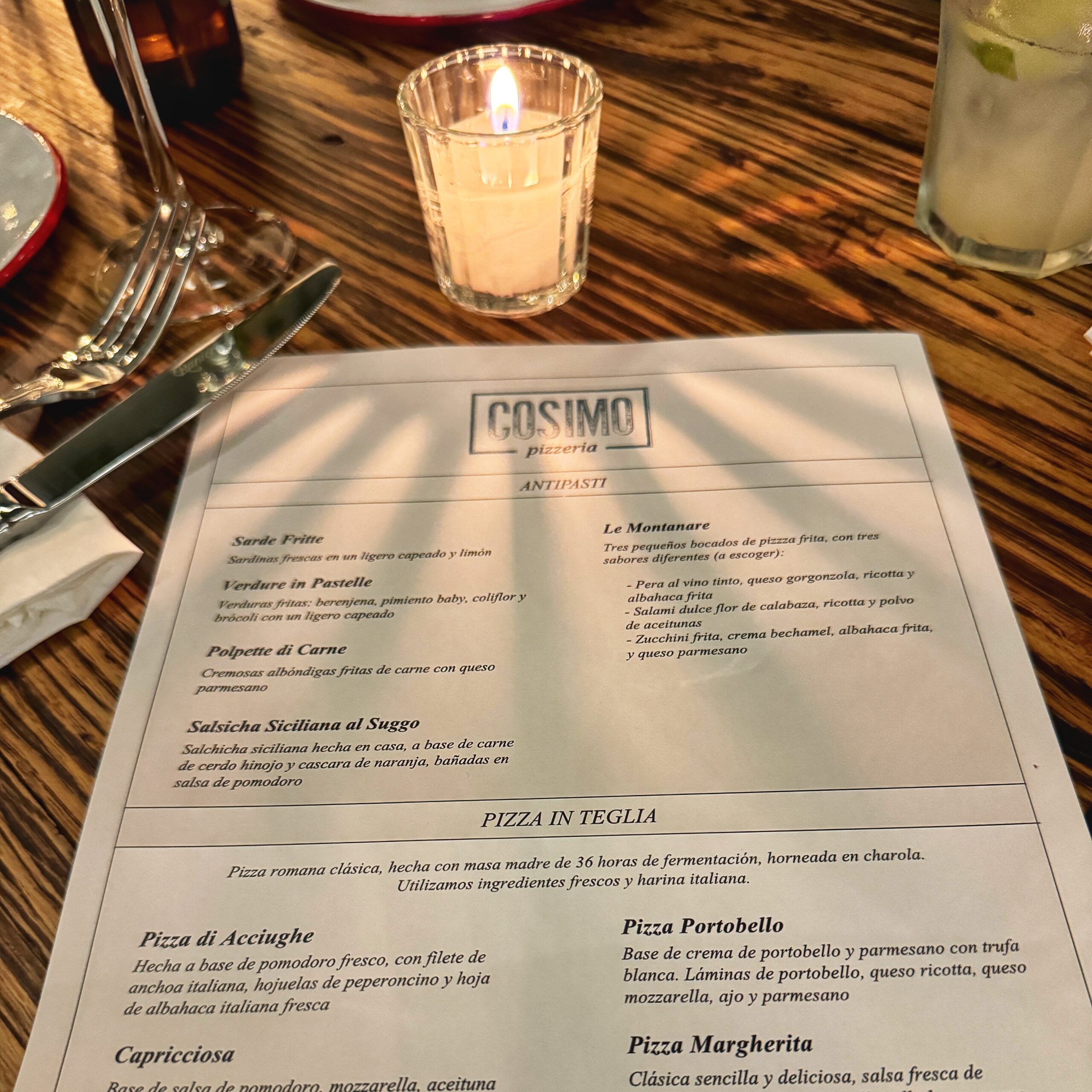 Cosimo: Pizza Romana en Santa María la Ribera